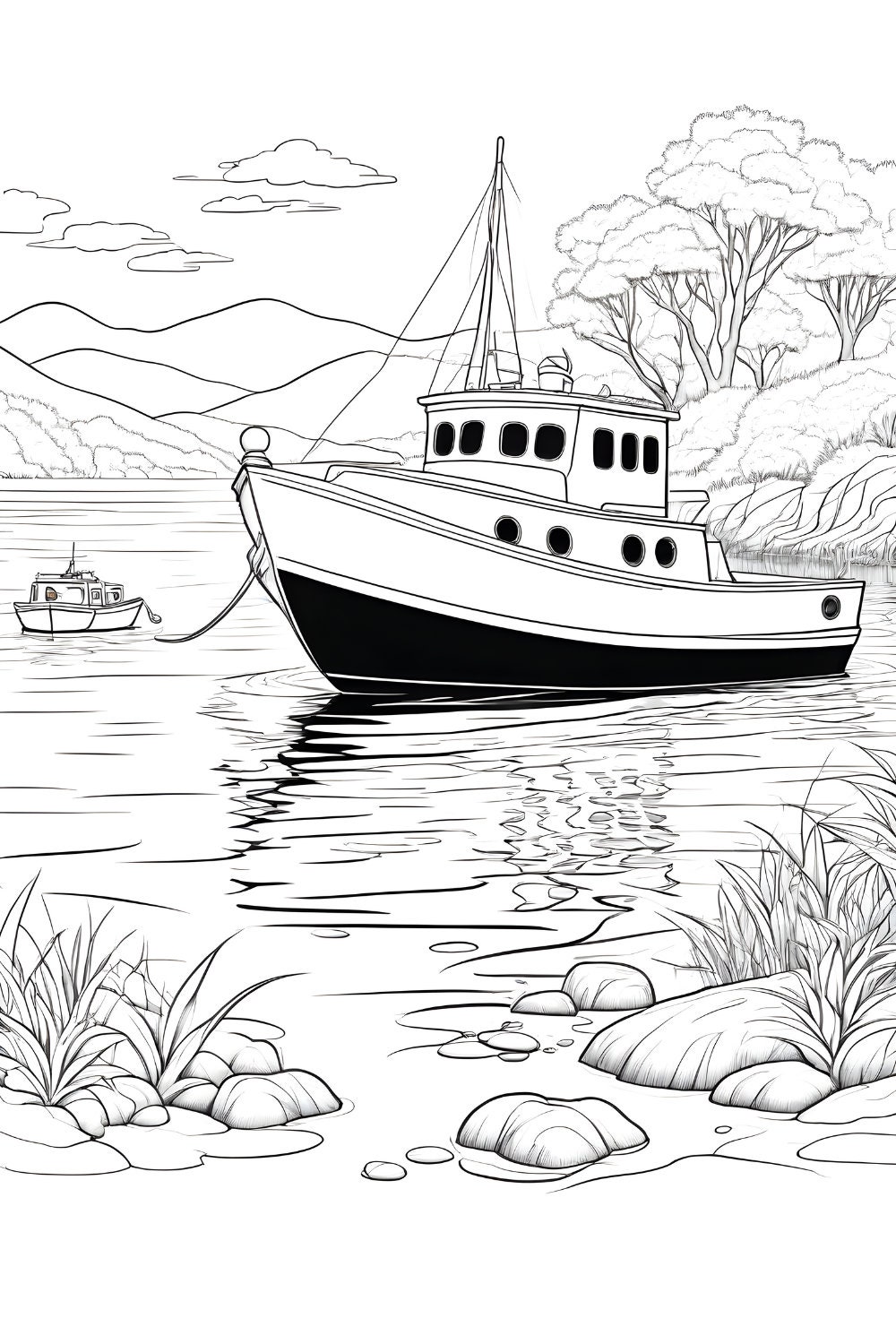 20 Cruise Ship/boat Coloring Pages | Printable Cruise Ship/boat ...