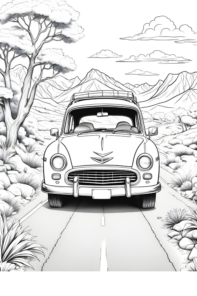 25 Road Trip Coloring Pages | Printable Road Trip Coloring Sheets ...