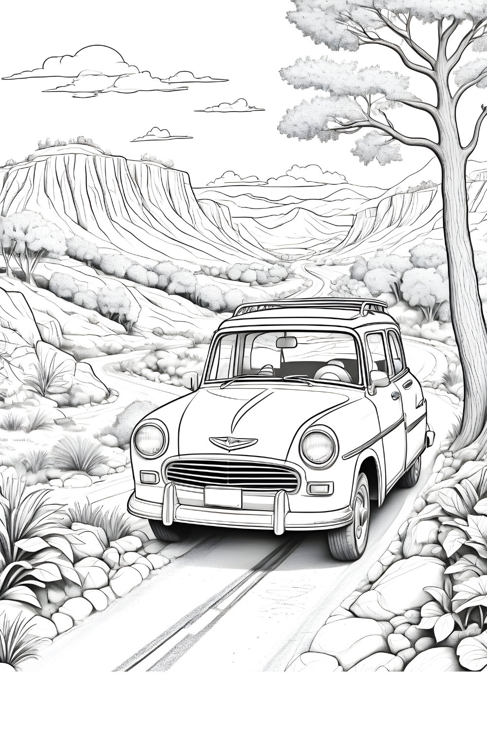 25 Road Trip Coloring Pages | Printable Road Trip Coloring Sheets ...
