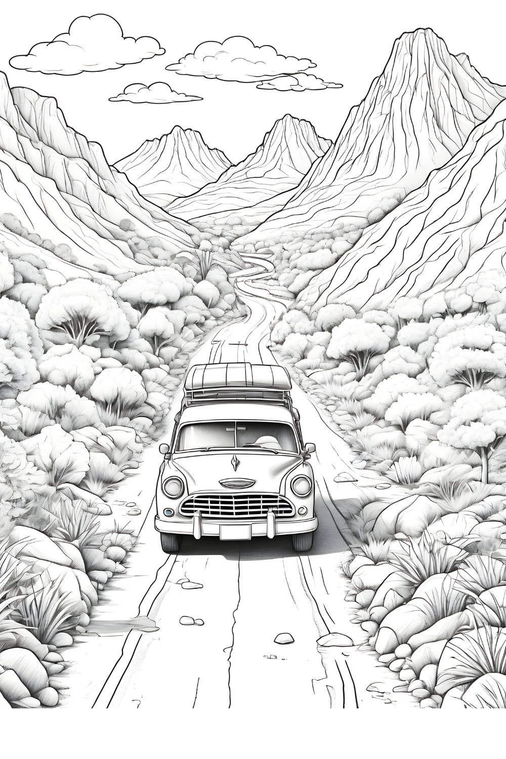 25 Road Trip Coloring Pages | Printable Road Trip Coloring Sheets ...