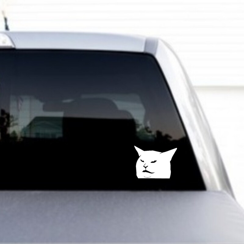 Funny Cat Car Stickers - Etsy