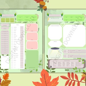 Printable Sims Character Sheet. Unfold Your Character and - Etsy