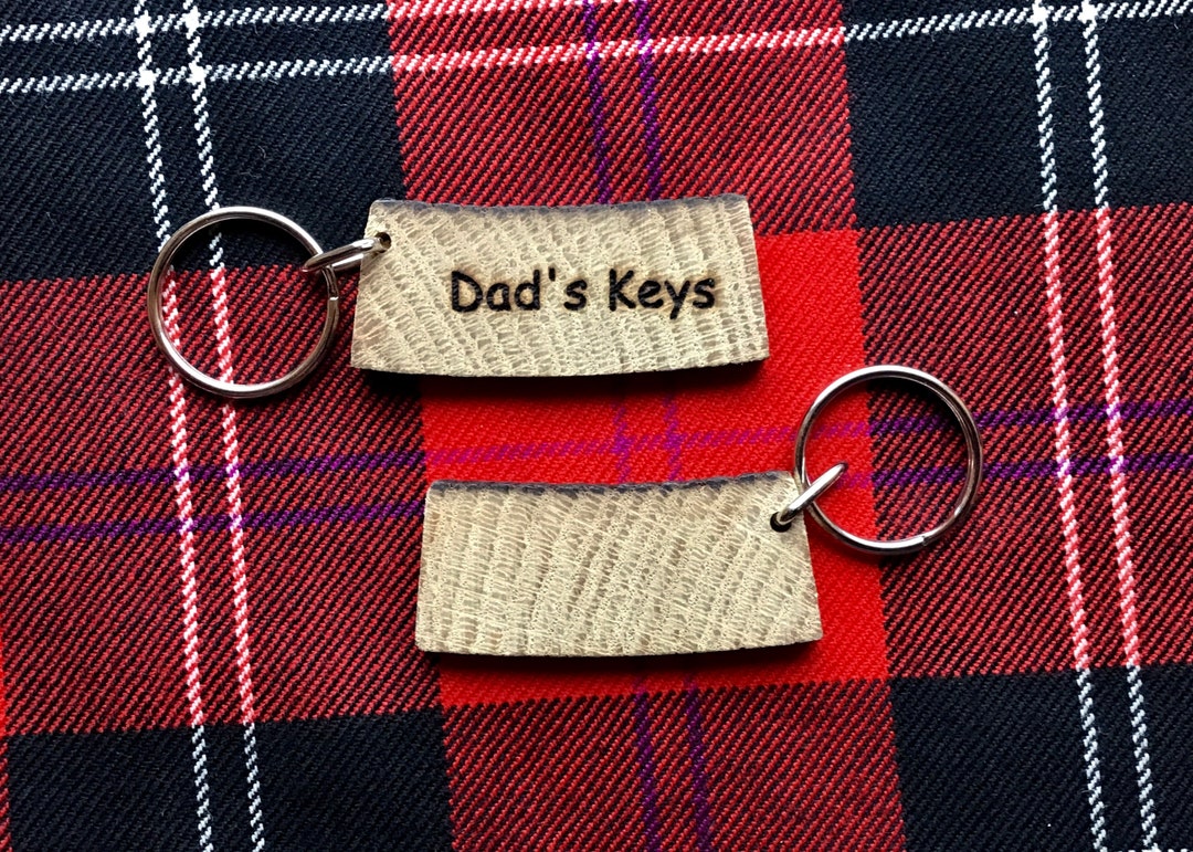Scotch Whisky Oak Barrel Wooden Stave Keyring, Personalized, Great for ...