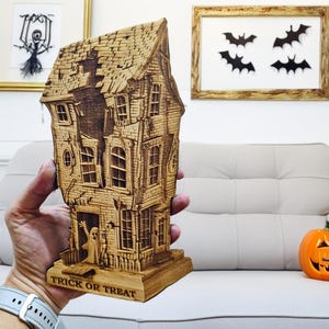 3D Illusion Design - Haunted House | CO2 Laser | Diode Laser ...