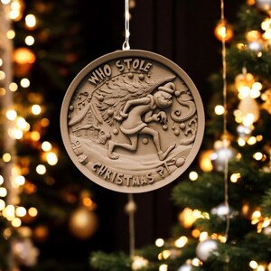 3D STL Design Grinch Christmas Relief for CNC Routers and 3D Printing ...