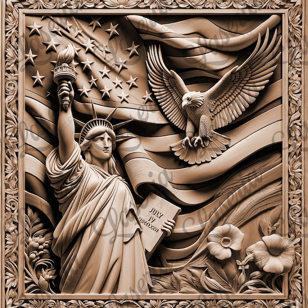 Statue of Liberty Laser Cut File - Etsy