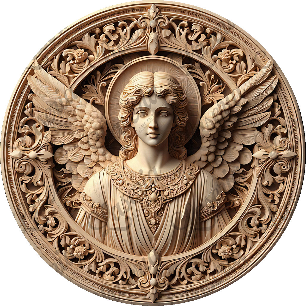 Archangel Michael CO2 Laser Engraving Digital File, Angelic 3D Illusion ...
