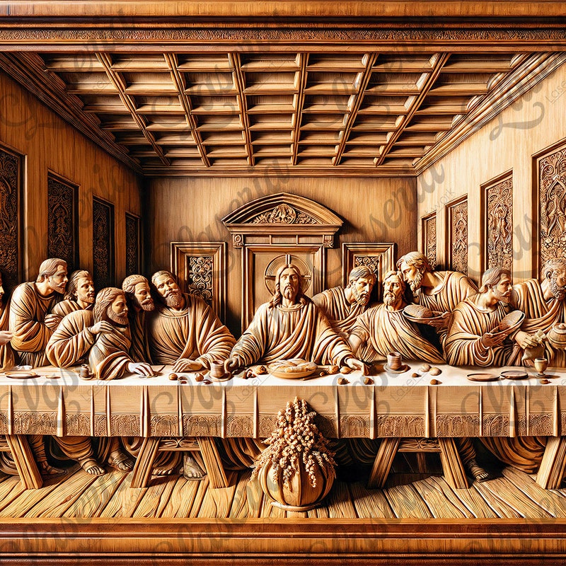 3d Last Supper - Etsy
