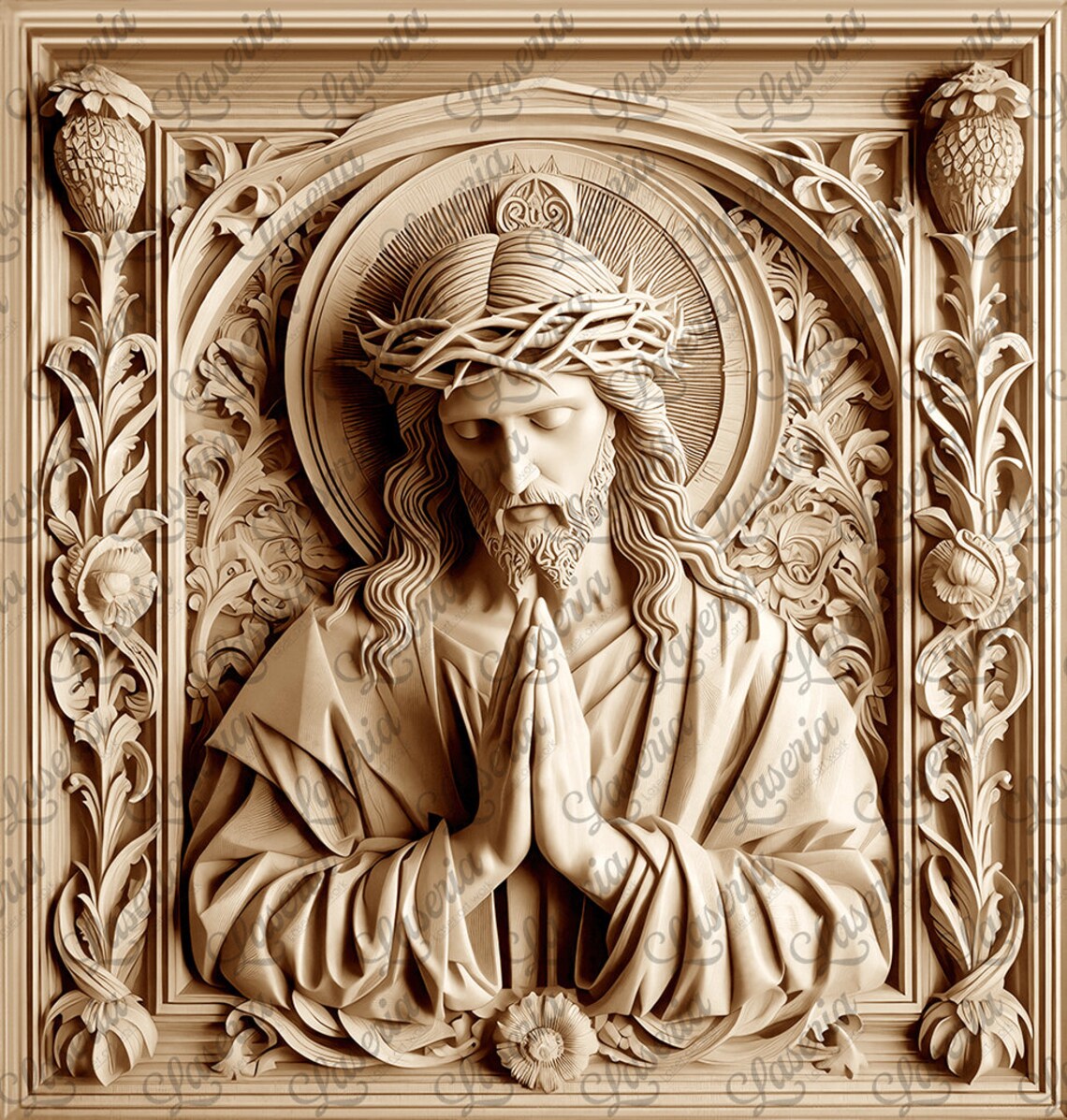Jesus Engrave Ready Photo - Etsy