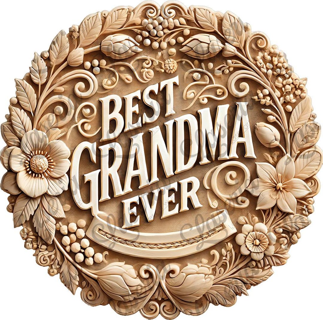 Best Grandma Ever 3D Illusion Laser Cut File | CO2 & Diode Laser ...
