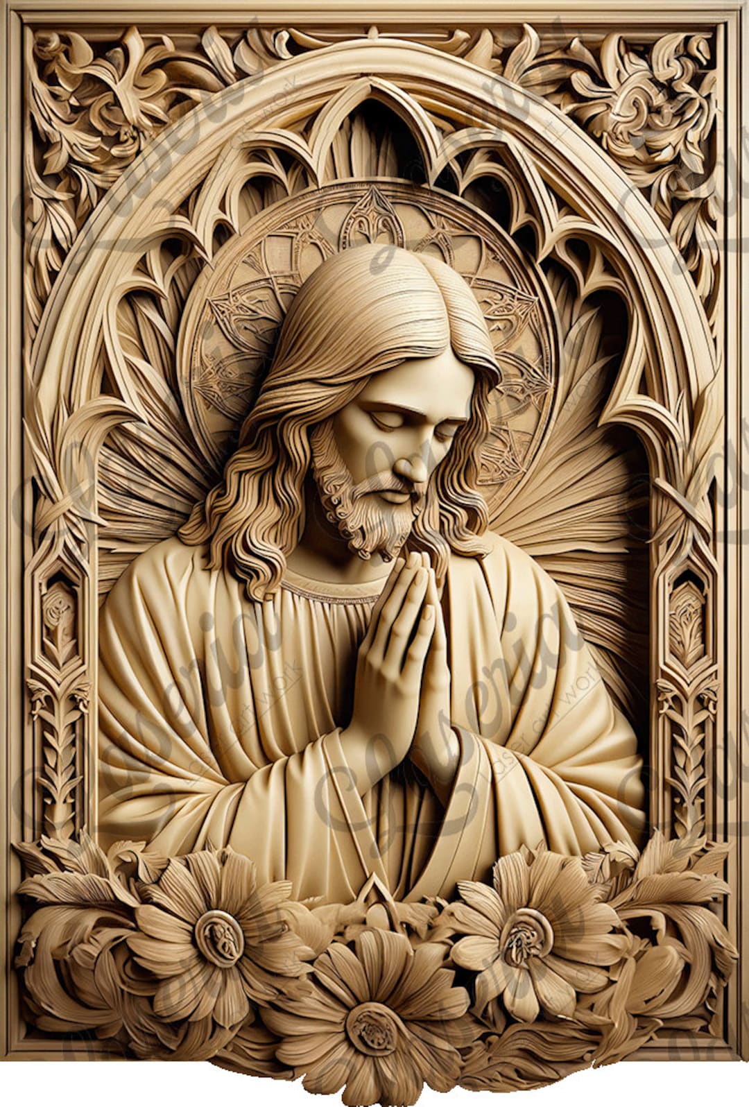 Jesus Engrave Ready Photo - Etsy