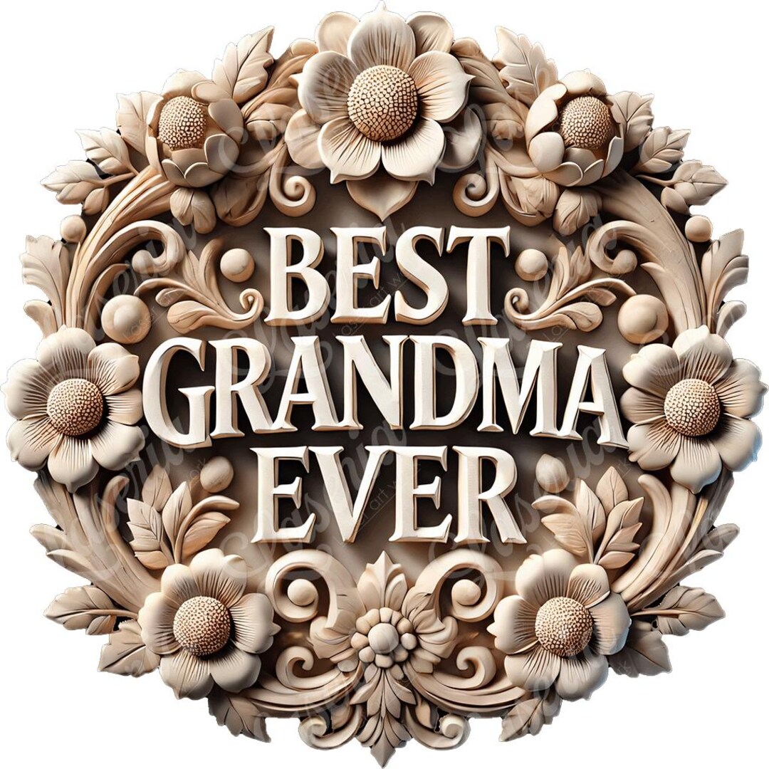 Best Grandma Ever 3D Illusion Laser Cut File | CO2 & Diode Laser ...