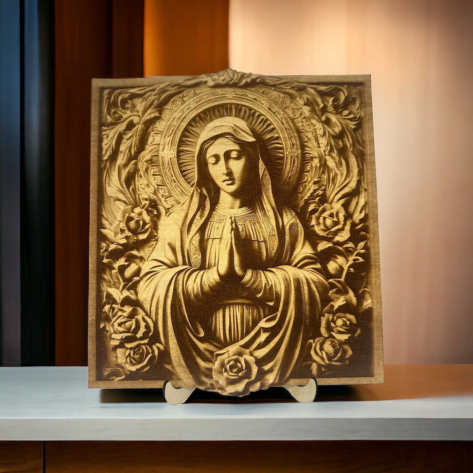 Engrave Ready Photo of Virgin Mary - Etsy