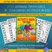ZOO Animals Printable ABC Coloring Book 70 Kids Learning Activity ...