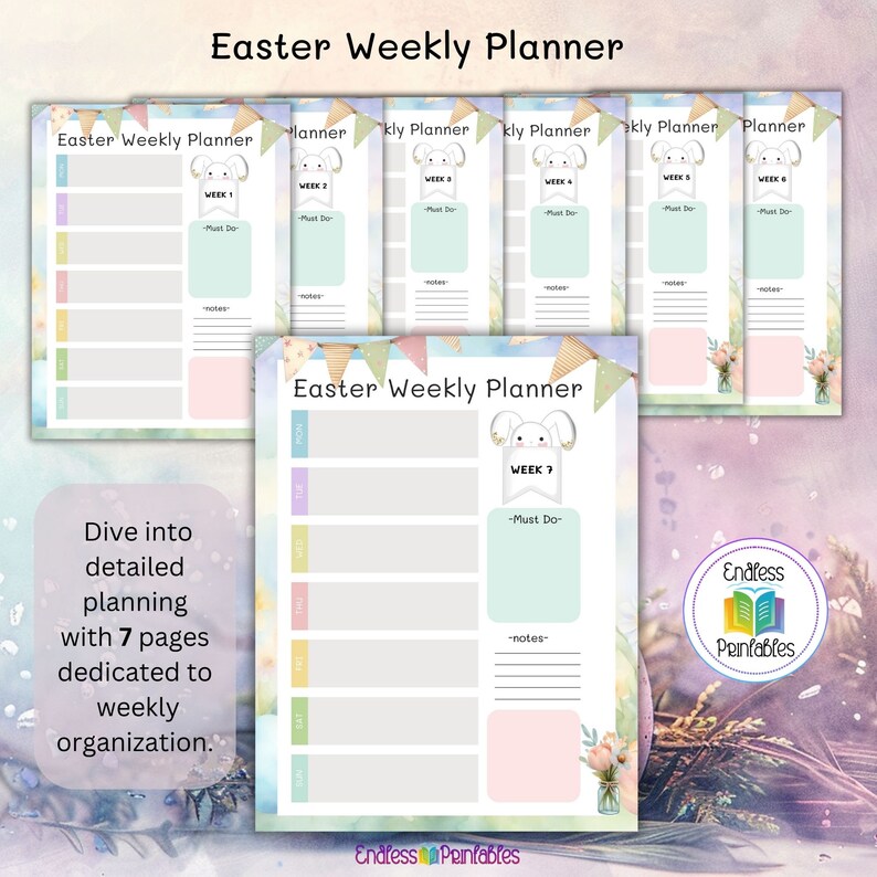 Easter Planner Printable, Easter Checklist, Easter Bunny,easter Party ...