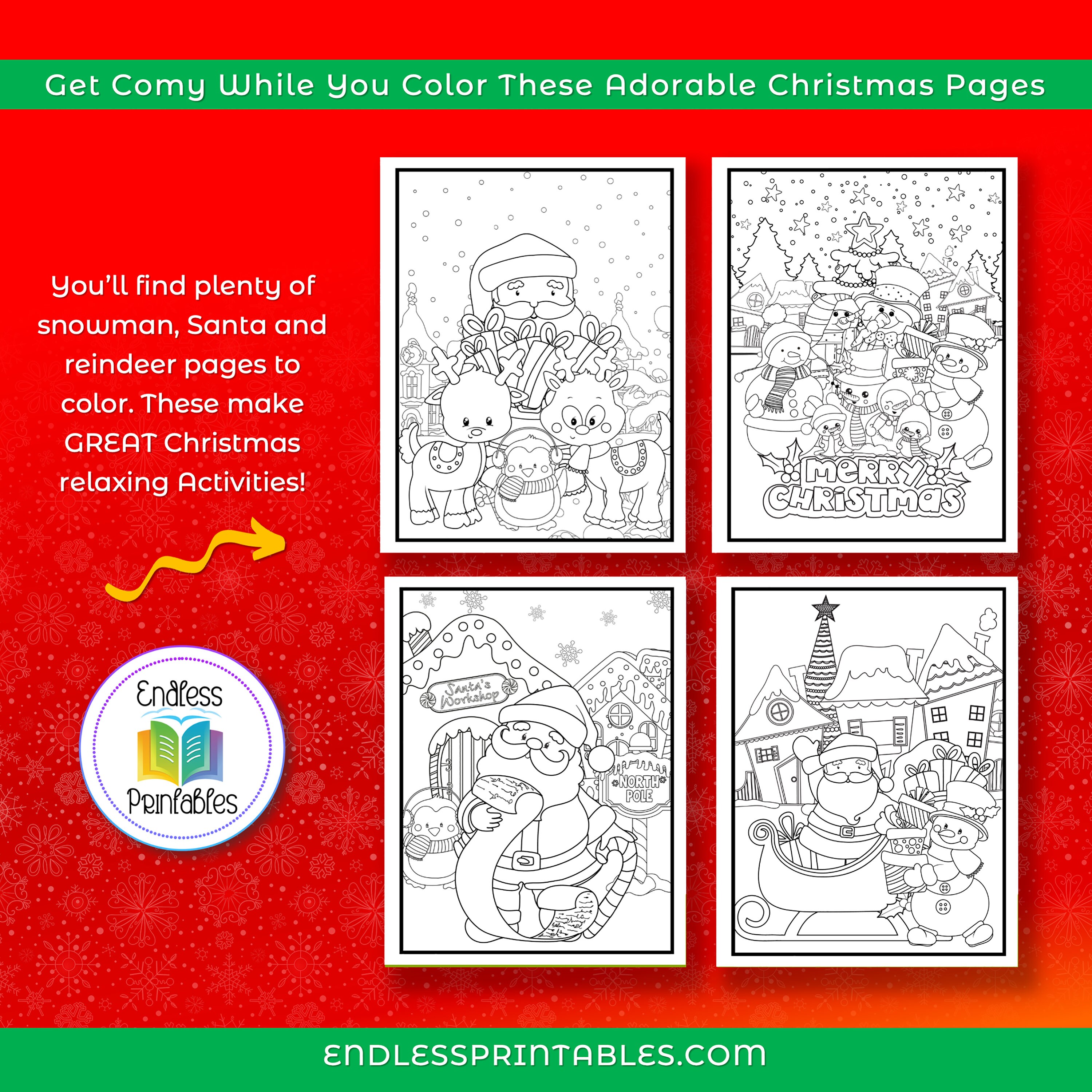 Christmas Coloring Pages 60 Snowman Printable Christmas Coloring Pages ...