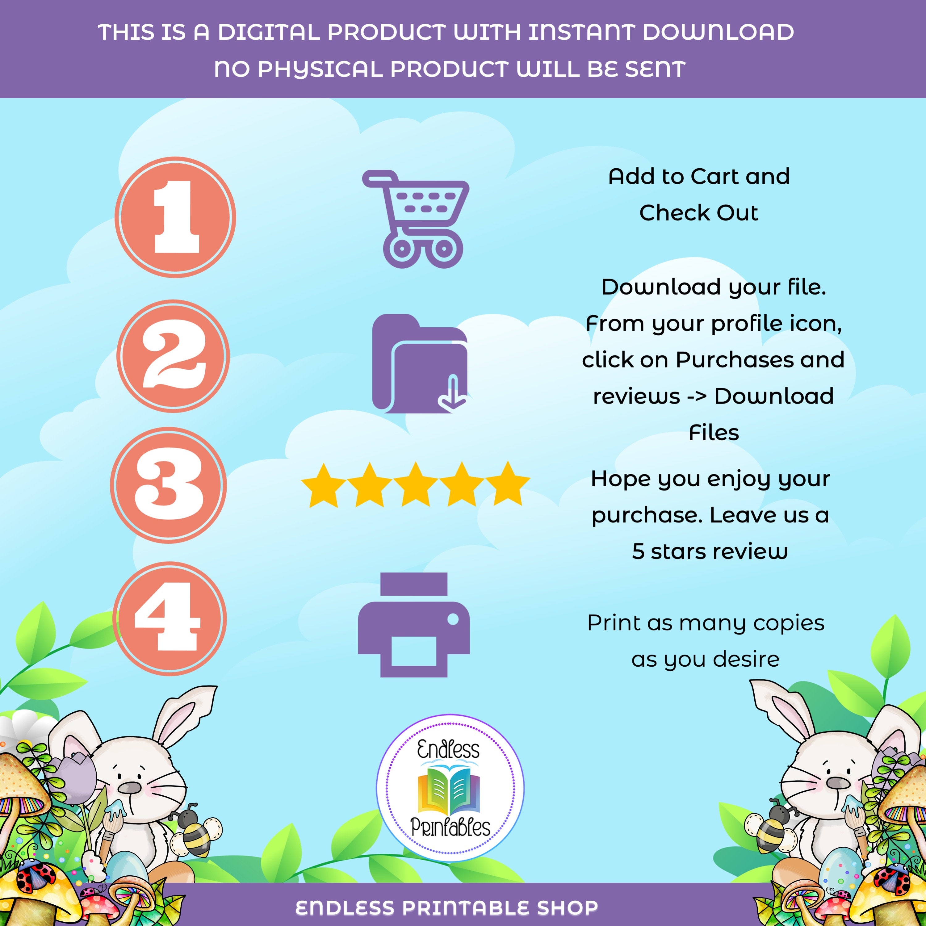 Kids Easter Placemat, Printable Easter Activity Placemat, Table ...