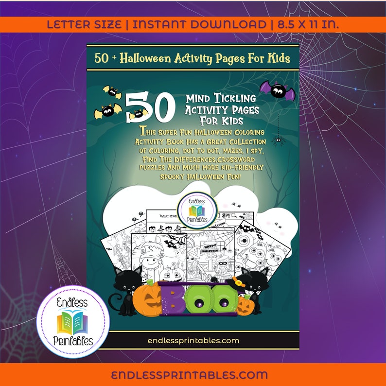 Printable Halloween Activity Pages | Halloween Coloring Sheets for Kids ...