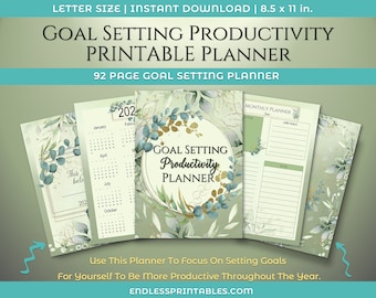 IDEA Planner Undated Printable PDF Download - Etsy