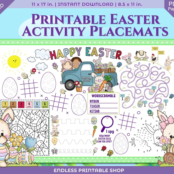 Easter Activities - Etsy