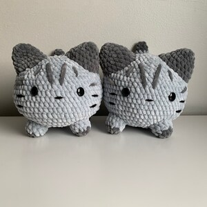 Crochet Round Cat Plushie - Etsy