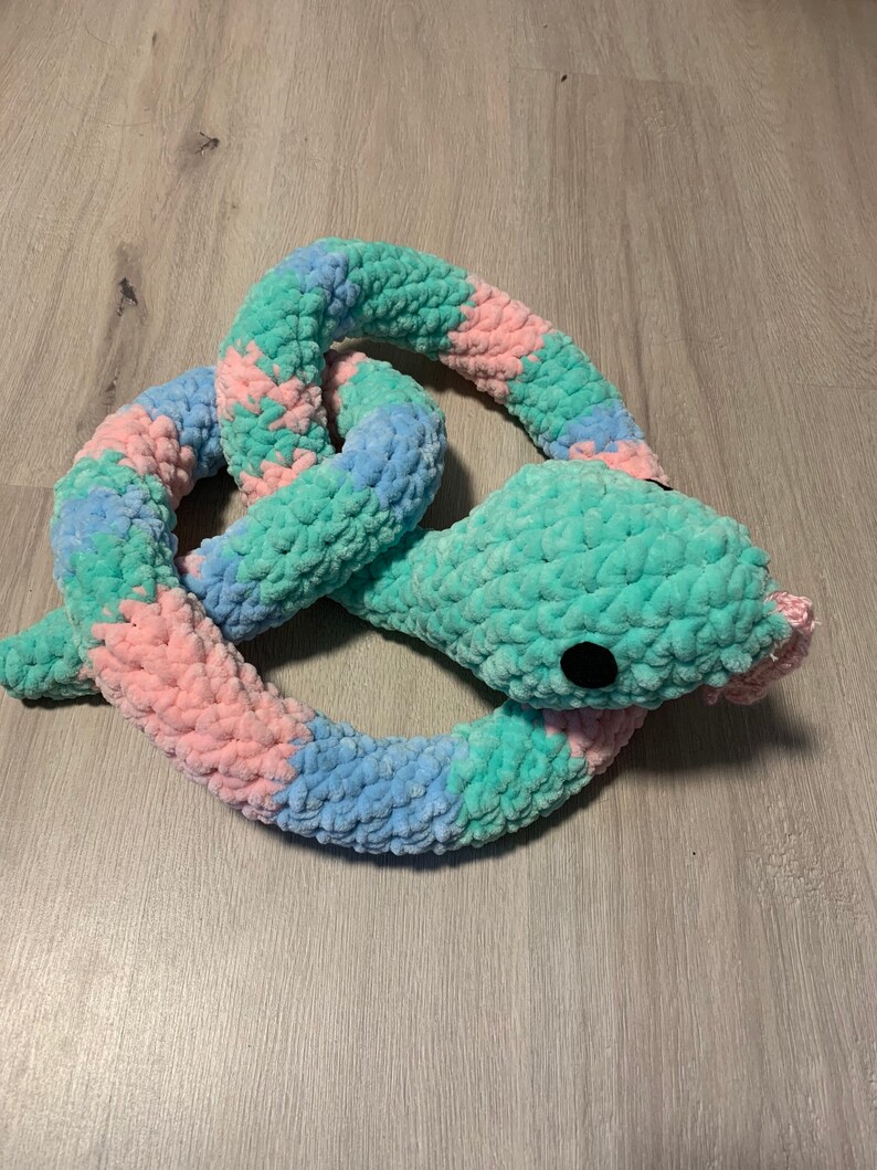 Crochet Giant Snake Plushie custom Made - Etsy