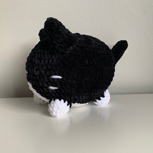 Crochet Round Cat Plushie - Etsy