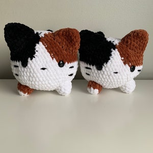 Crochet Round Cat Plushie - Etsy