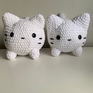 Crochet Round Cat Plushie - Etsy