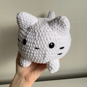Crochet Round Cat Plushie - Etsy