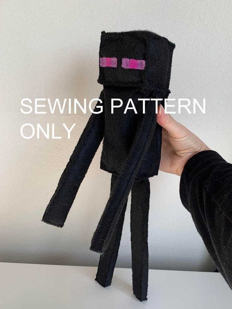 Minecraft Enderman Sewing Pattern - Etsy