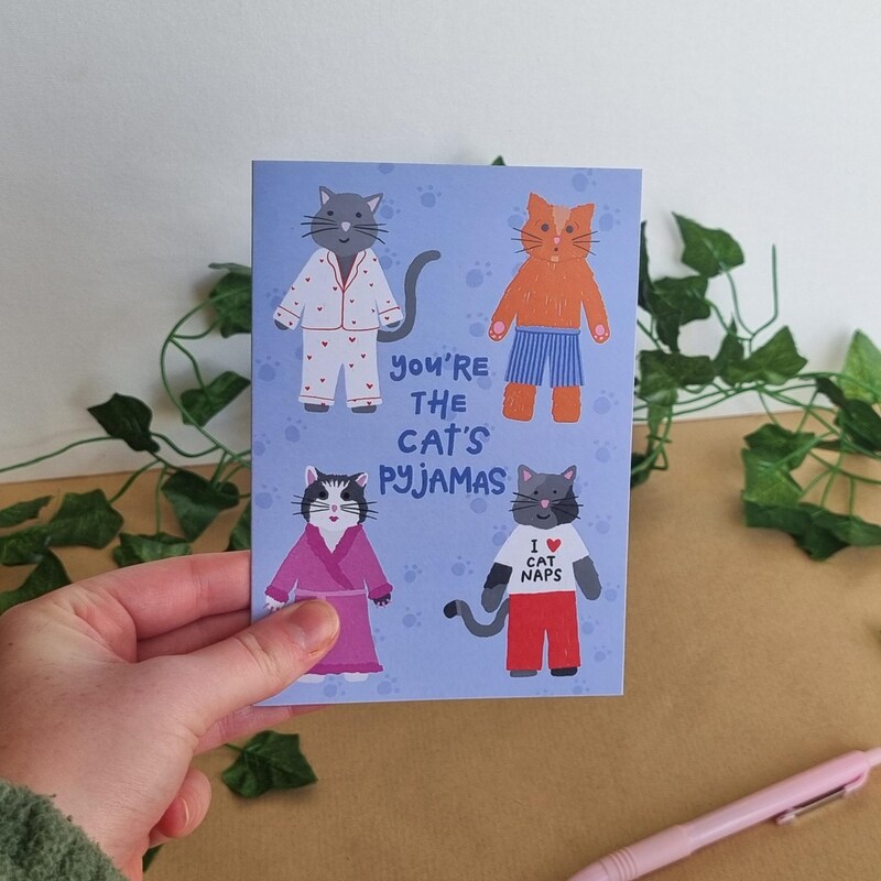 Whimsical Cat Pajamas - Etsy UK