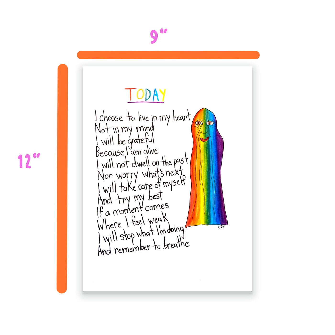 Today Wall Art Print, Educational Poster Learning Wall Art ...