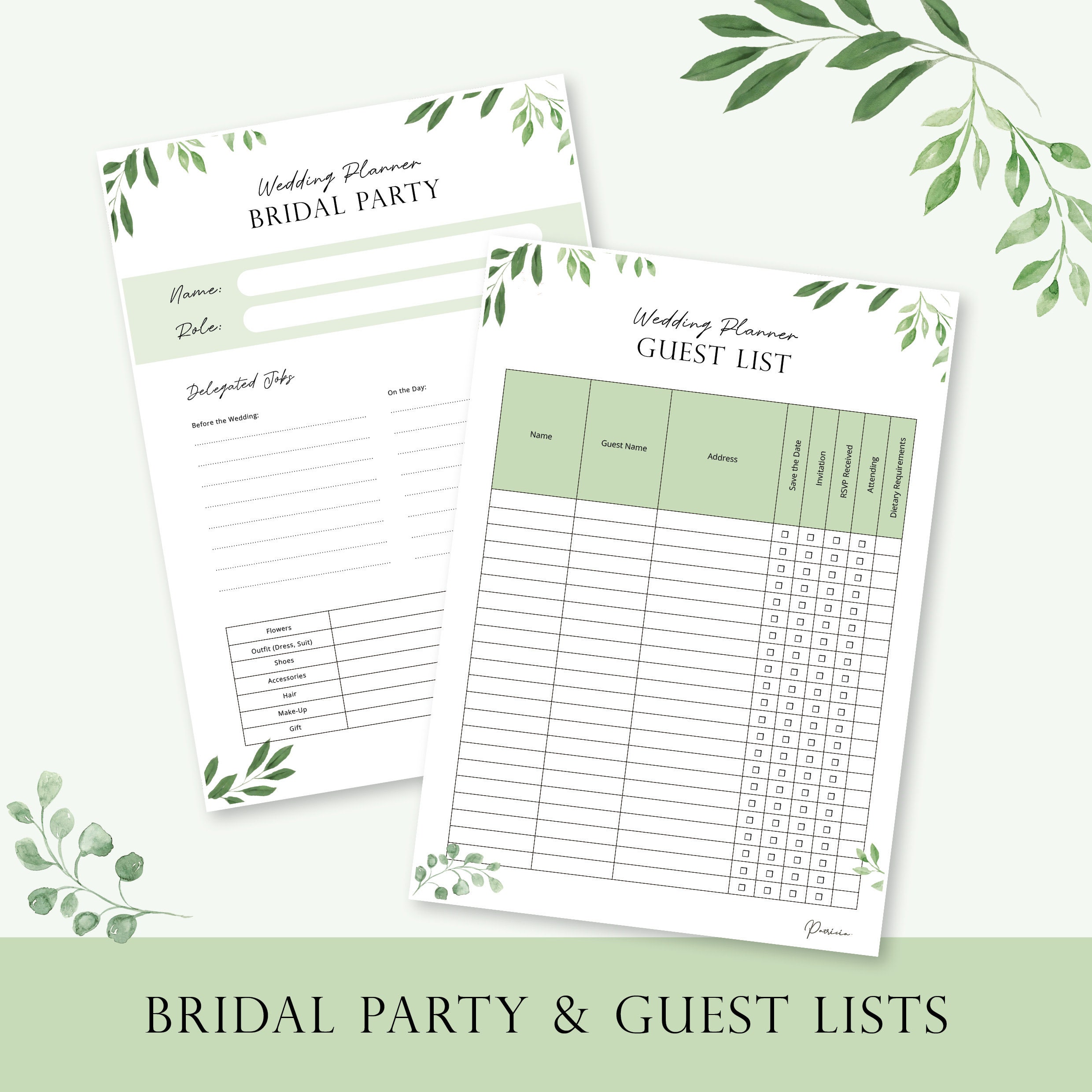 Wedding Planner Printable | Printable Wedding Template Pages | Wedding ...