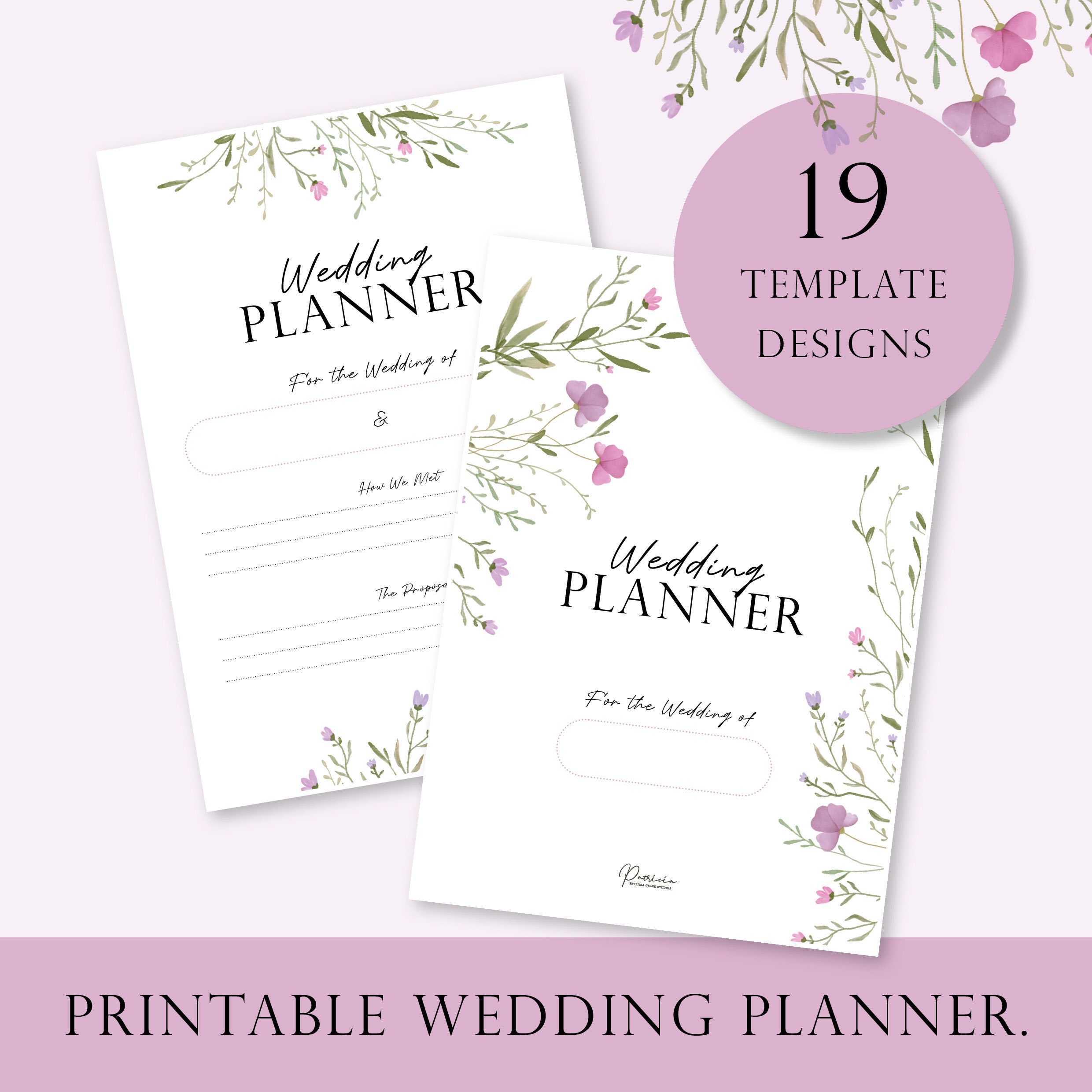 Wedding Planner Printable | Printable Wedding Template Pages | Wedding ...