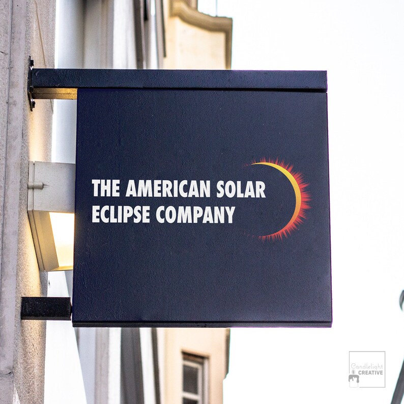 The American Solar Eclipse Company Logo Design - Etsy