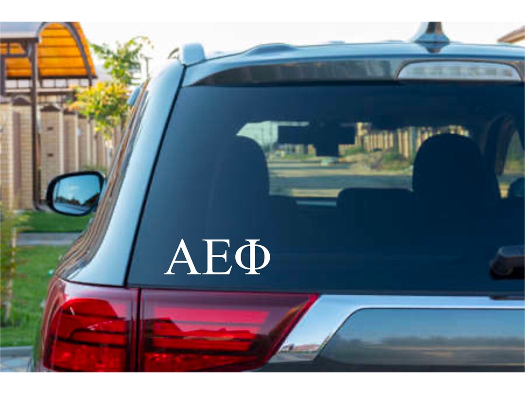 Sorority Vinyl Car Decal - Etsy