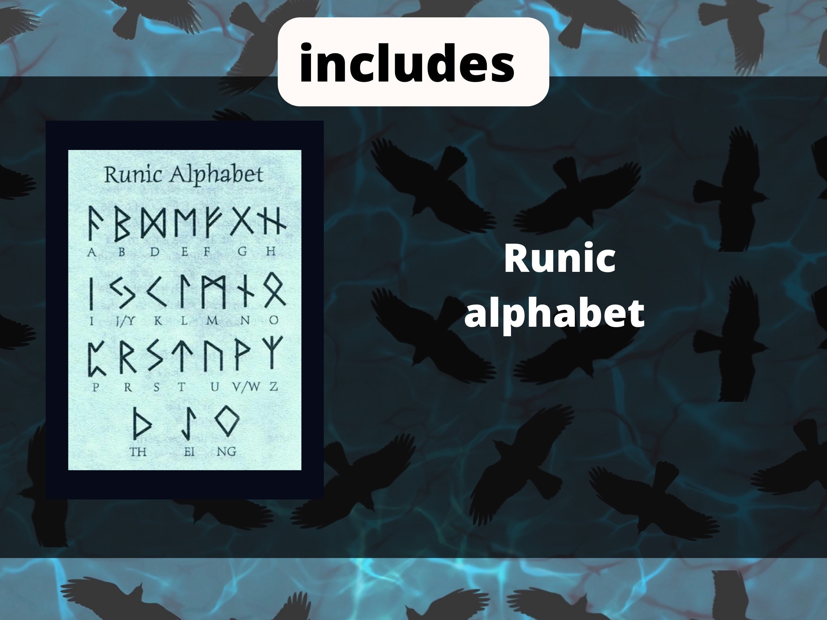 Introduction to the Runes Digital Download , Elder Futhark, Runes ...