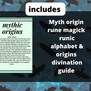 Introduction to the Runes Digital Download , Elder Futhark, Runes ...