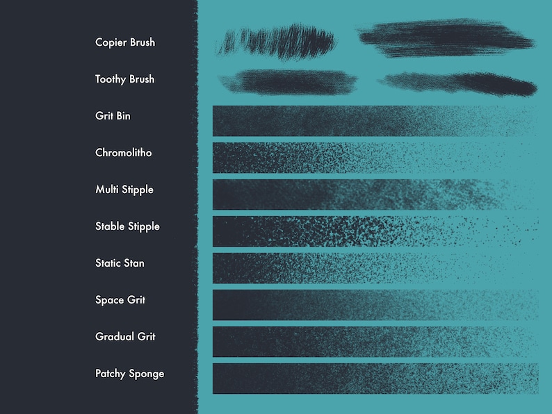 Jake Brush Illustration Set Adobe Photoshop Brush Pack - Etsy