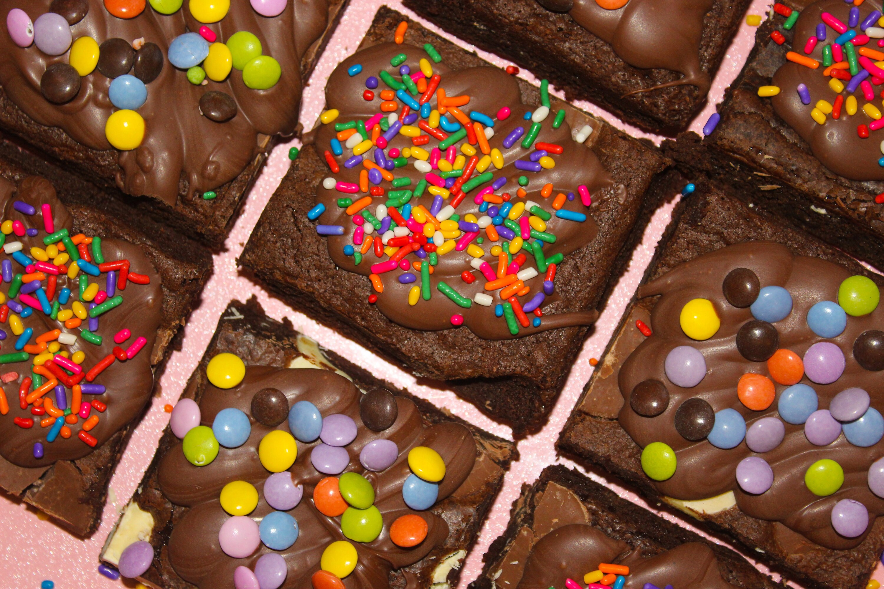 Colourful Brownie Box - Etsy