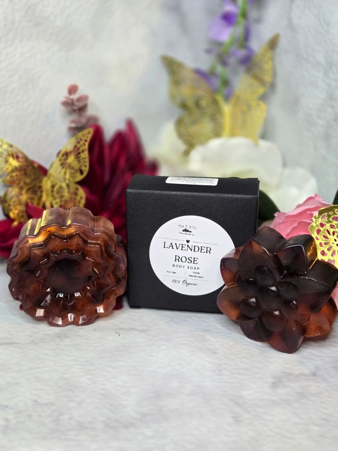 Lavender Rose Body Soap - Etsy