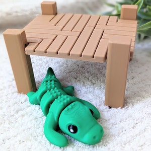 Alligator Toy Fidget, Desk Pet Mini 3d Animal, Gator Gifts for Men ...