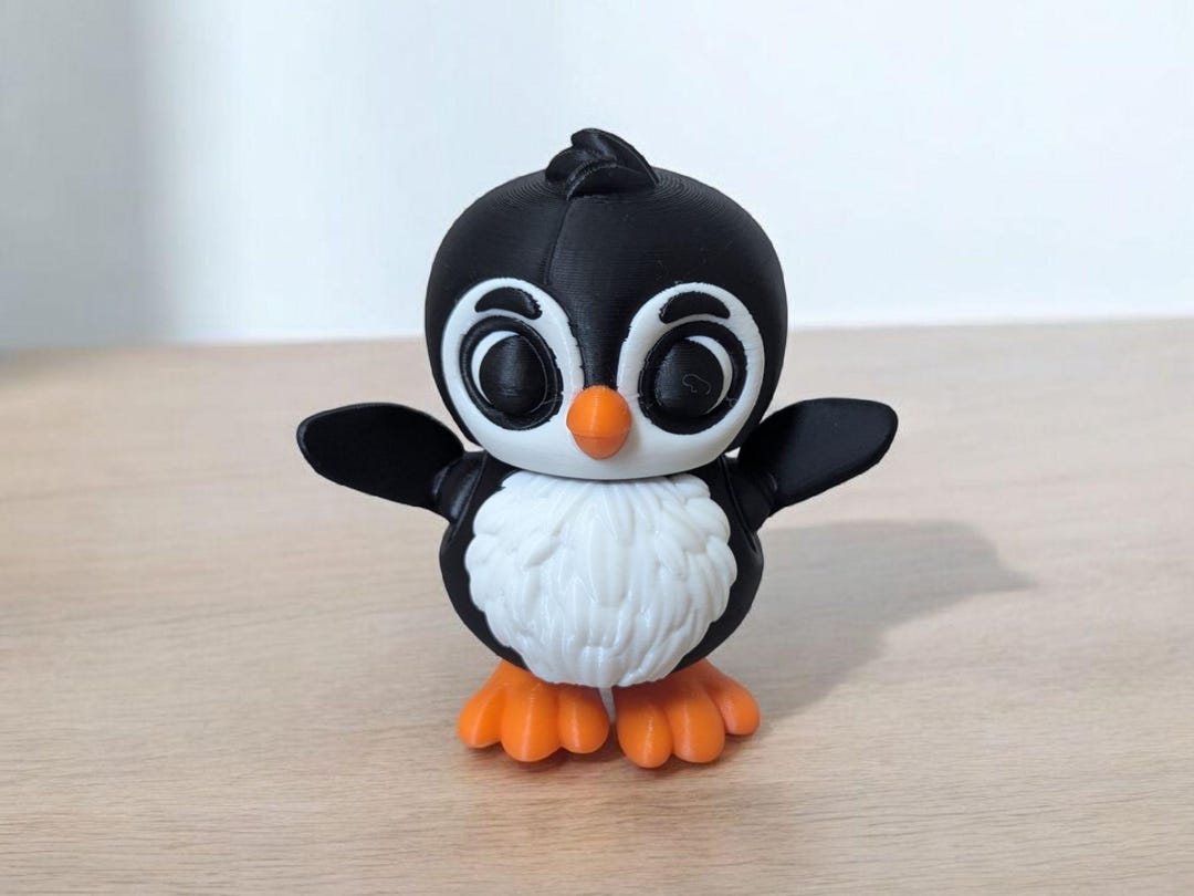 Penguin Fidget Toy, Desk Buddy, Mini 3d Animal, Bird Gift for Women ...