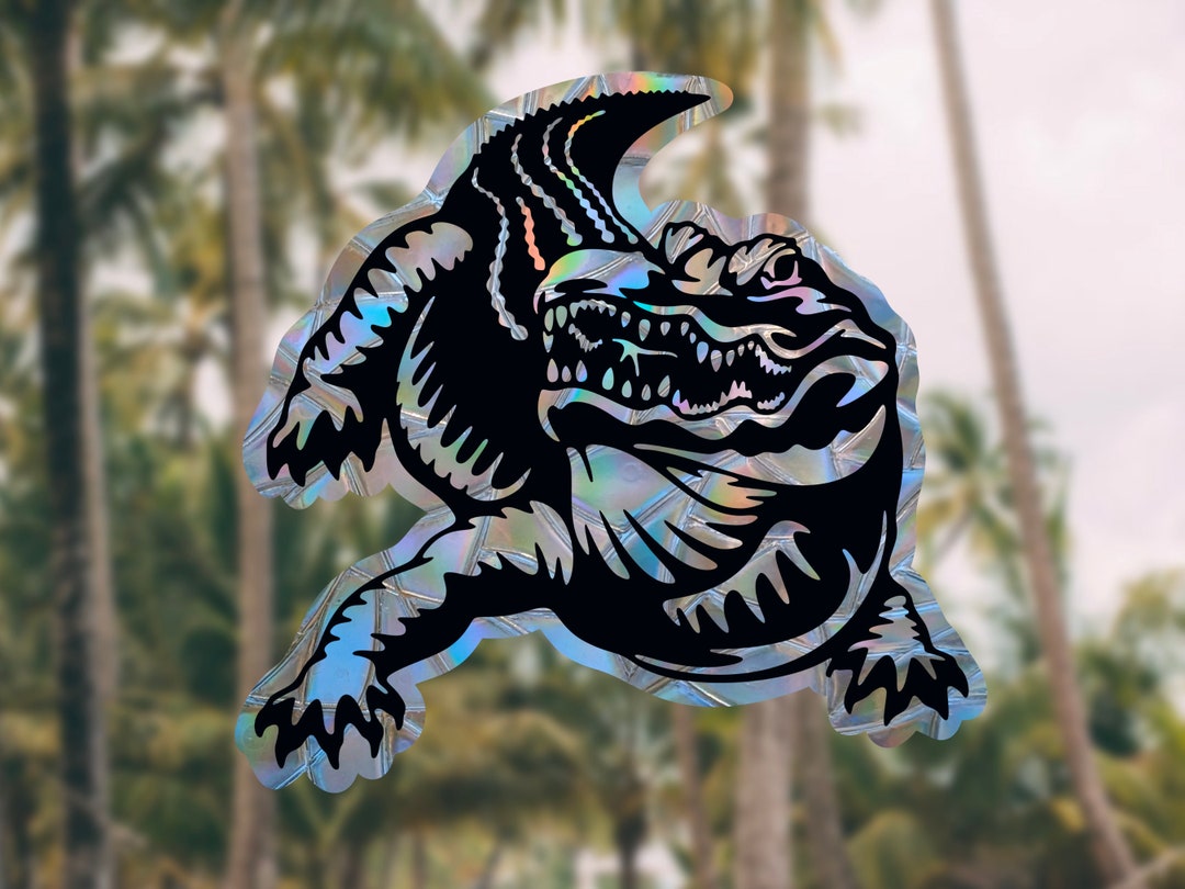 Alligator Decal for Window, Rainbow Maker Suncatcher Window Cling, Home ...