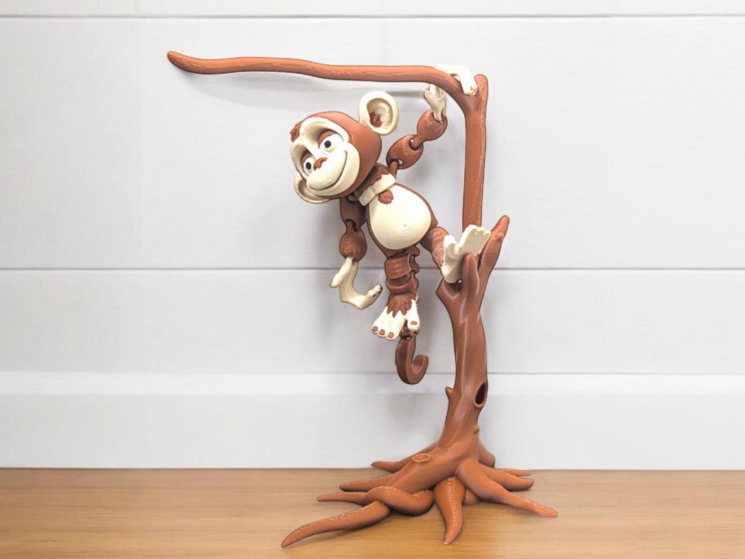 Monkey Fidget Toy, Desk Buddy, Mini 3d Animal, Monkey Gifts for Women ...
