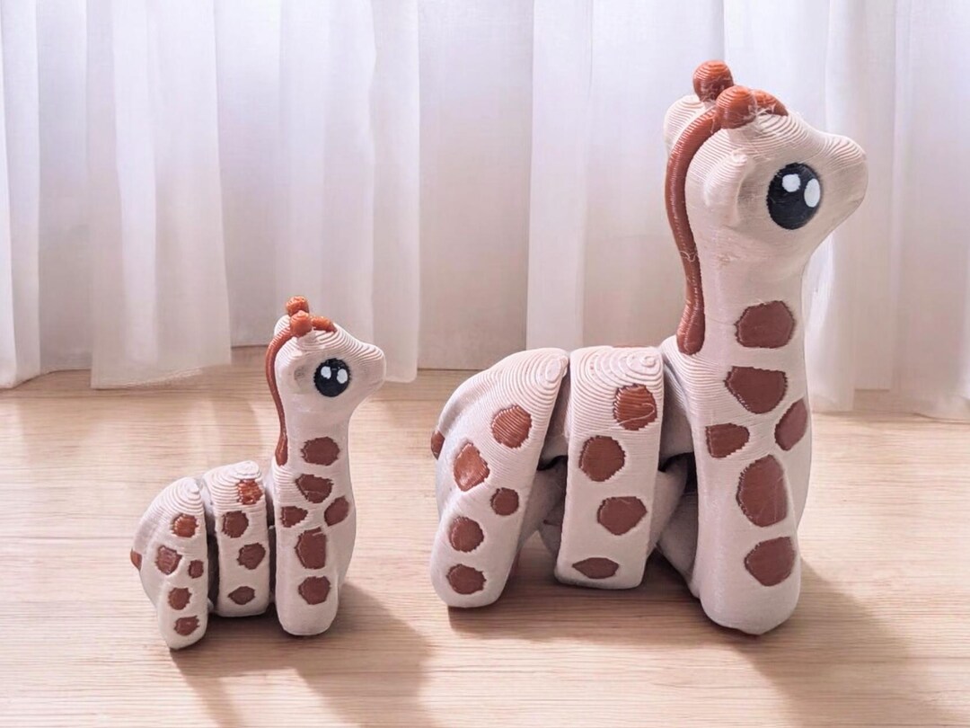 Giraffe Toy Fidget, Desk Buddy, Mini 3d Animal, Giraffe Gifts for Women ...