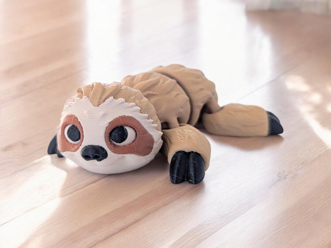 Sloth Fidget Toy, Desk Buddy, Mini 3d Animal, Sloth Gifts for Women ...