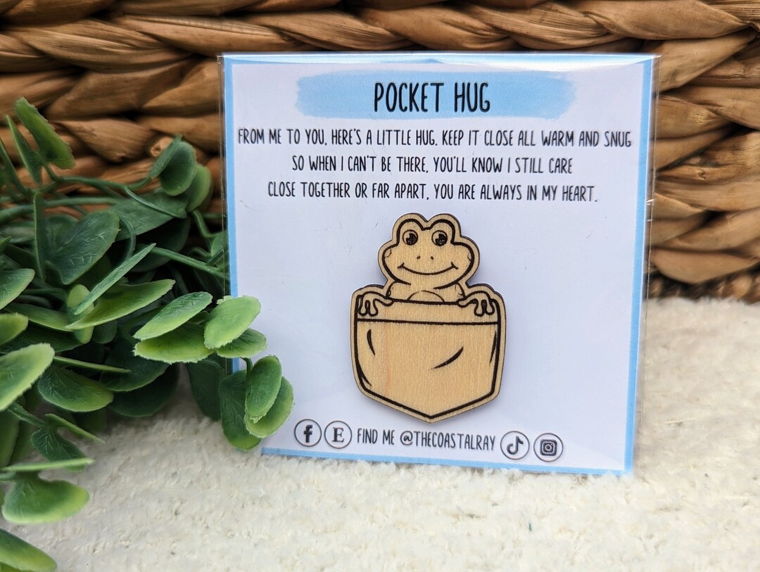Pocket Hug Token of Love Emotional Support Frog Lover Gifts - Etsy