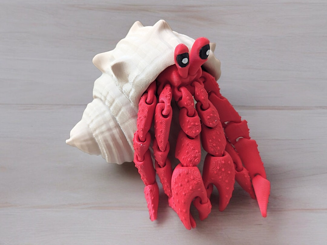 Hermit Crab Fidget Toy, Desk Pet Mini 3d Animal, Crab Gifts for Women ...